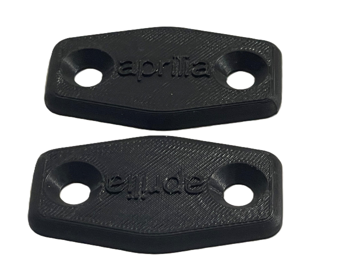 SBS Moto Mirror Block Off Plates (Pair) - Aprilia 37mm Hole Spacing ...