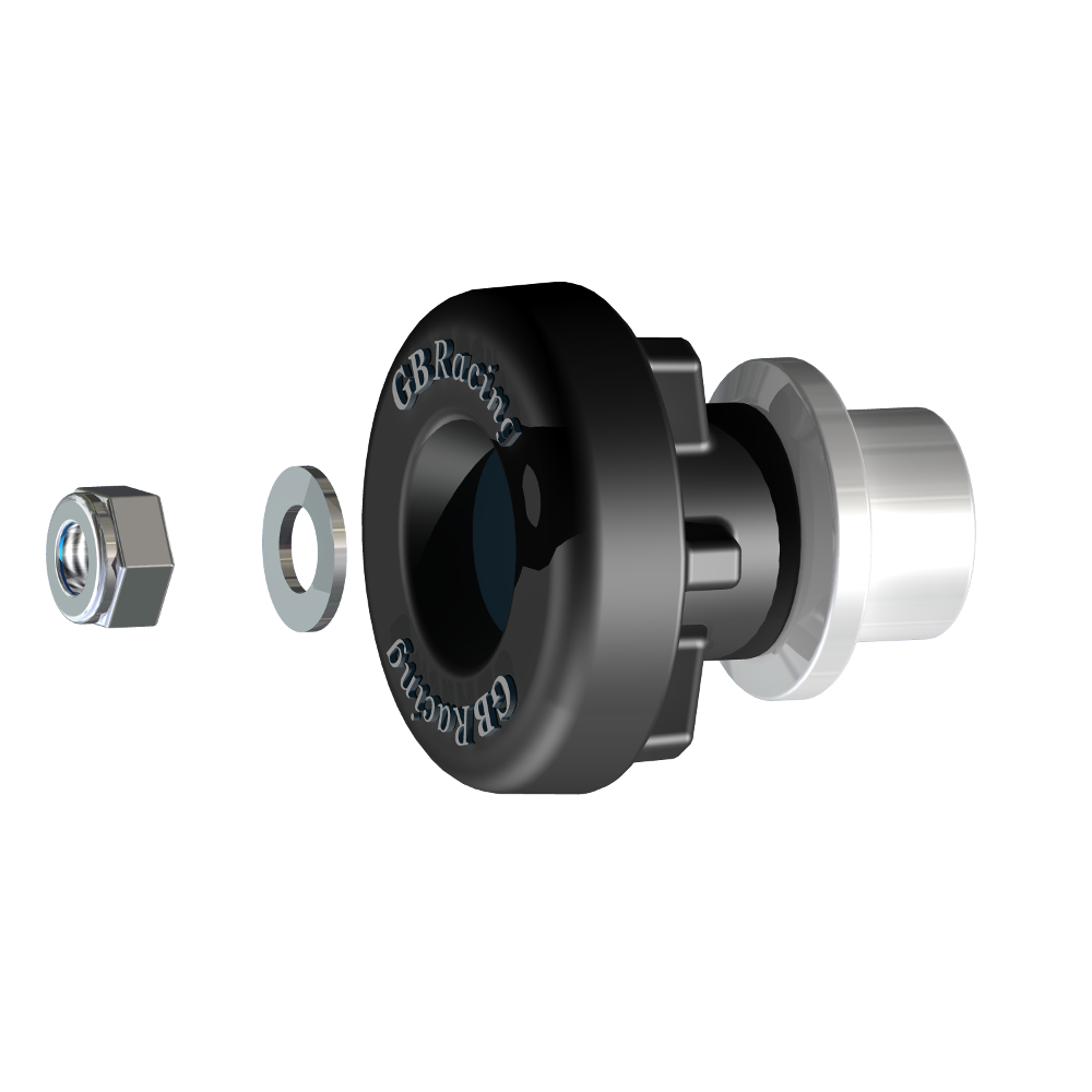 GBRacing Front Spindle Protector LHS for Triumph Daytona 675, Street T ...