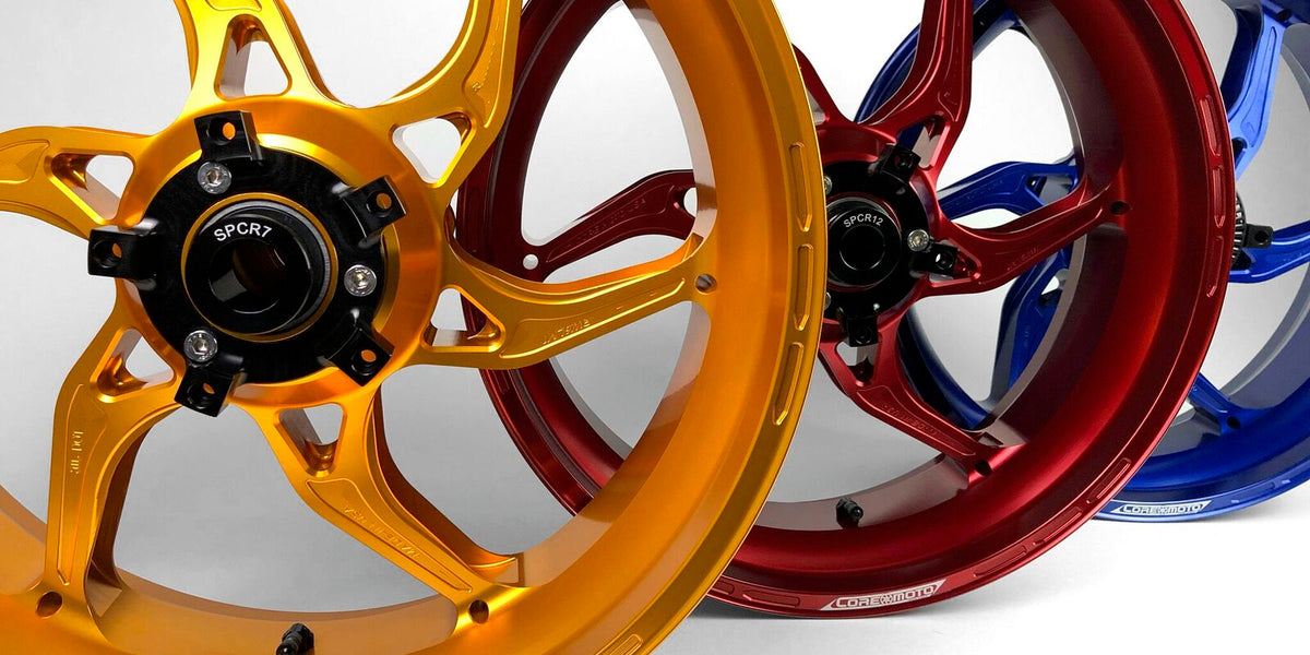 Core Moto APEX-6 Ultralight Forged Wheels (Pair) Honda — Superbike ...