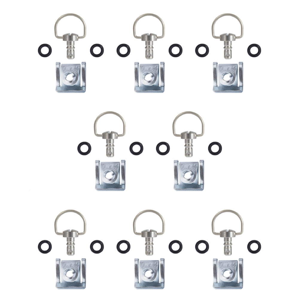 RaceDNA Quick Release D-Ring Dzus Fasteners Kit x 8 (DNA-124 ...